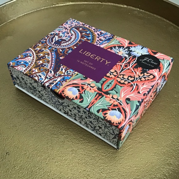 J. Crew | Office | J Crew Liberty London Print Sixteen Note Cards With ...